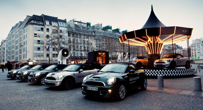 MINI : un tour de manège à bord de la nouvelle Roadster à Paris !LLLLITL