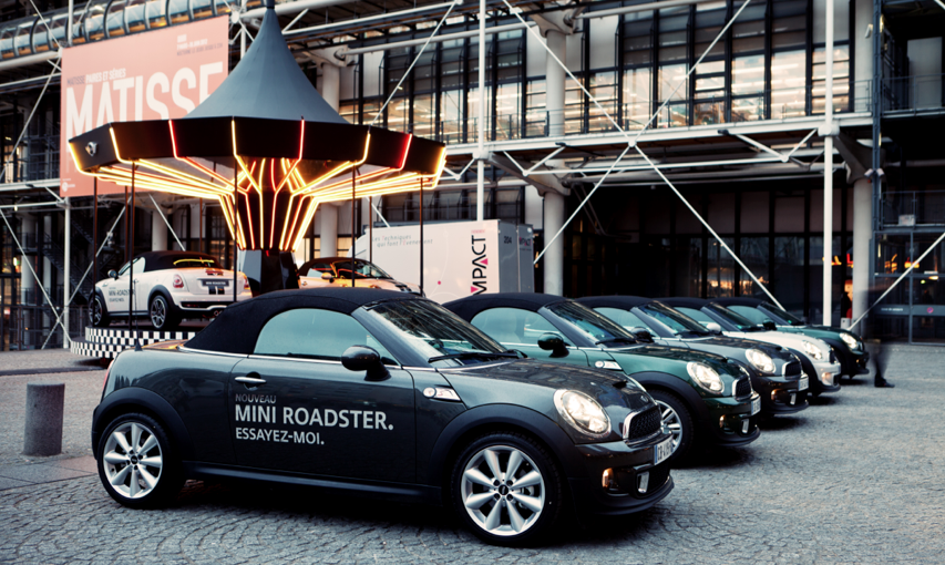 MINI : un tour de manège à bord de la nouvelle Roadster à Paris !LLLLITL