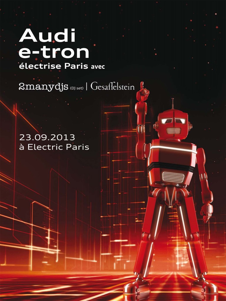 Audi #e_tron : 1 soirée électrique avec 2manyDJs et Gesaffelstein à ...