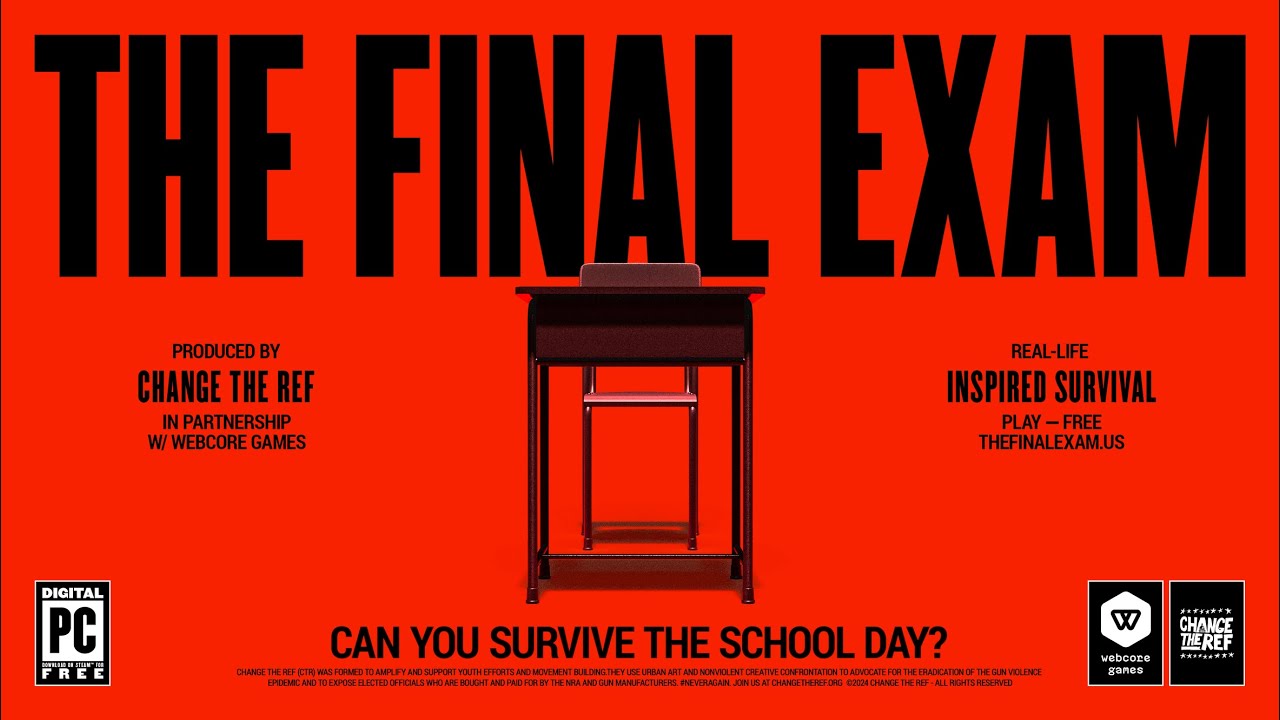 Change The Ref – The Final Exam: A Video Game Against School ...